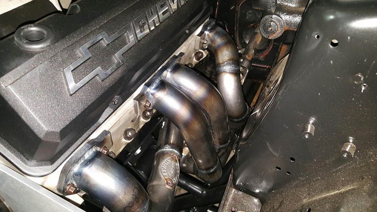 #SBR-150 - ‘79-’03 “FOX” CHASSIS SMALL BLOCK - SB Race header requires ...